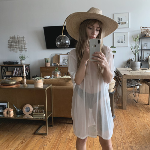 Sheer swimmy cover new with tags | opalmilk