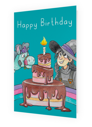 Birthday Card & White Envelope | My Site