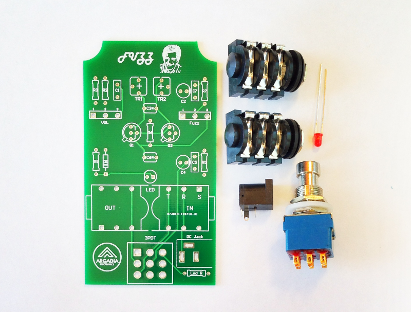DIY Silicon Fuzz-Face BC108 Kit -PCB and more | cl-arcadia