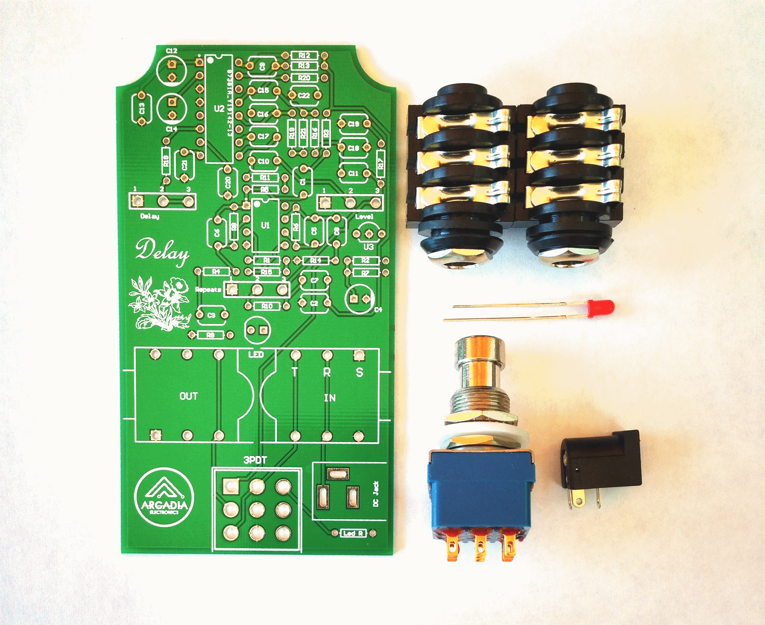 Analog sounding Delay Kit PCB and more | cl-arcadia