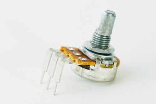 B100K 16mm Potentiometer Right Angle Short Pins | cl-arcadia
