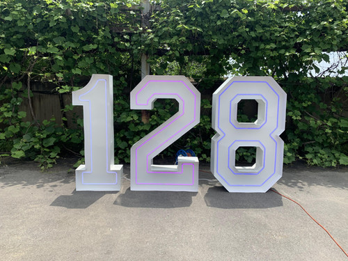 LED Neon Strip Numbers | Waurn Ponds ILTS