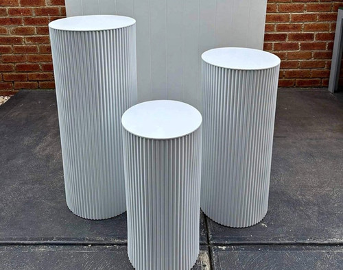 White Ripple Plinths | Waurn Ponds ILTS
