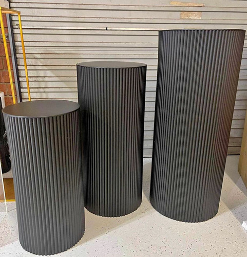 Black Ripple Plinths | Waurn Ponds ILTS