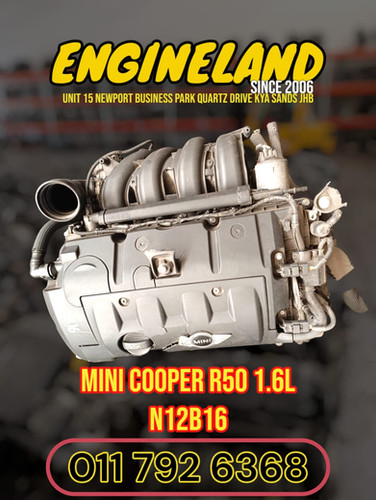 Mini Cooper 1.6L R50 N12B16 engine | ENGINE LAND