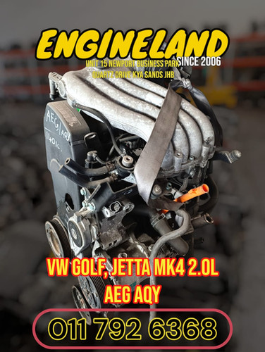 VW Golf, Jetta MK4 2.0L AQY, AEG engine | ENGINE LAND