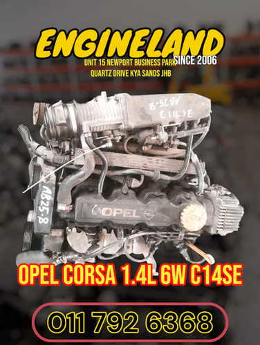 Opel Corsa 1.4L 6W C16SE engine | ENGINE LAND