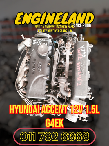 Hyundai Accent 1.3L G4EK Engine - Top Quality at Engineland South Africa