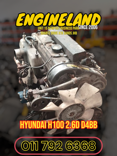 Hyundai H100 2.6d D4BB engine | ENGINE LAND