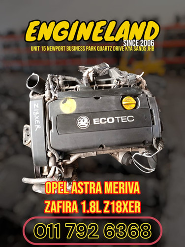 Opel Astra Meriva 1.8L Z18XER engine | ENGINE LAND
