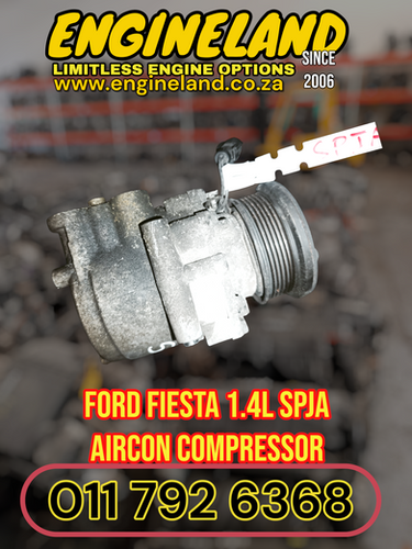 Ford Fiesta, Focus 1.4L SPJA engine aircon pump | ENGINE LAND