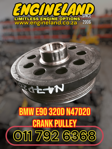 BMW E90 320d N47D20 used crankshaft pulley | ENGINE LAND