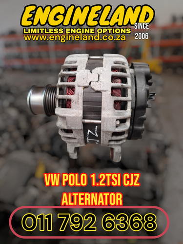 VW Polo 1.2tsi CJZ engine used alternator | ENGINE LAND