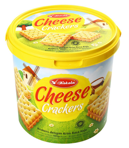Soft Crackers Sandwich Cheese 400g | Kokola International