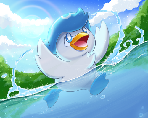 Quaxly 8 x 10" Art Print | VideoGame Shay