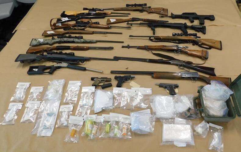 More than 50 firearms seized in Peace Region busts last weekend