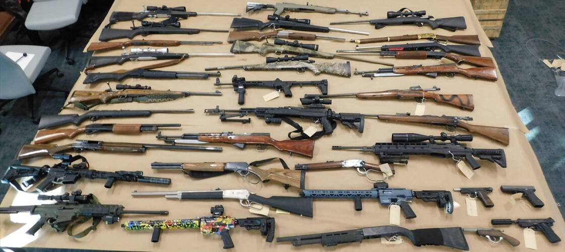 More than 50 firearms seized in Peace Region busts last weekend