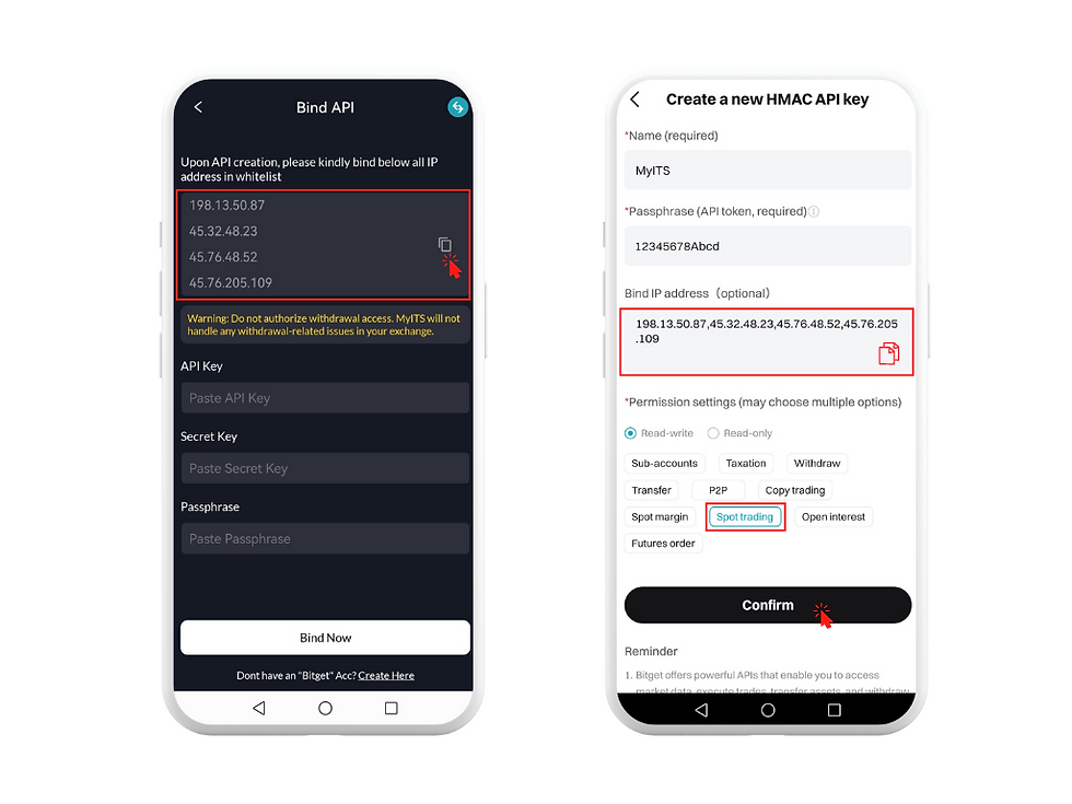How To Set up API Keys: Bitget