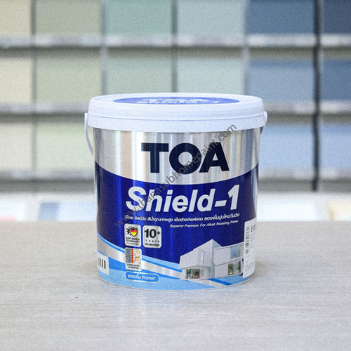 สีรองพื้นปูนใหม่ ชิลด์วัน นาโน E1000 TOA Shield-1 Nano Acrylic Alkali ...