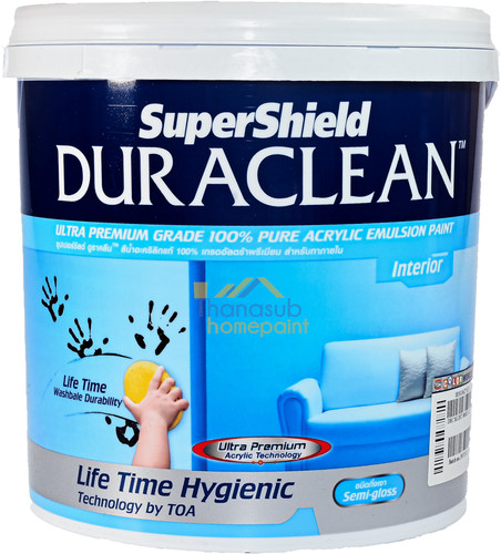 TOA Supershield Duraclean ทีโอเอ ซุปเปอร์ชิลด์ ดูราคลีน กึ่งเงา เบส ATOA