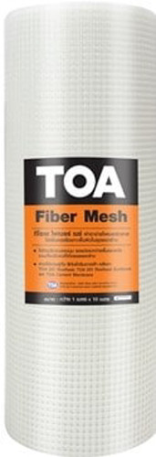 ทีโอเอ ไฟเบอร์ เมช TOA Fiber Mesh 10 เมตร / ม้วนTOA