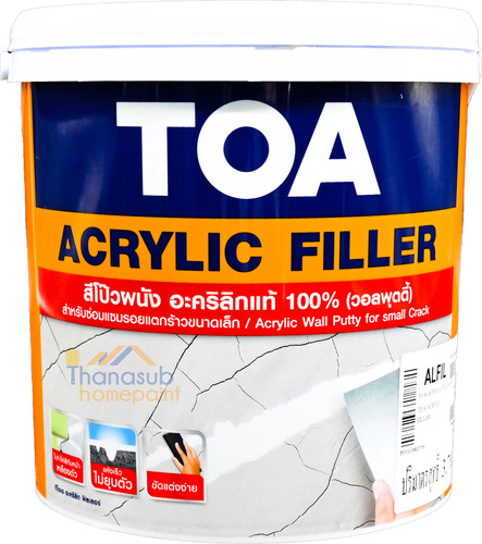 สีโป๊ว ทีโอเอ อะคริลิก ฟิลเลอร์ TOA ACRYLIC FILLER | ธนทรัพย์โฮมเพ้นท์