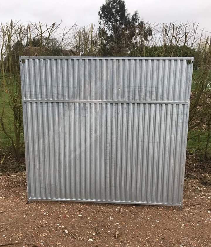 Galvanished Dog Run Panels I Premier Animal Housing I UK