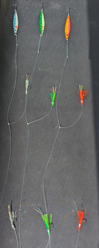 MACKEREL FEATHER RIG + LURE | C Weights