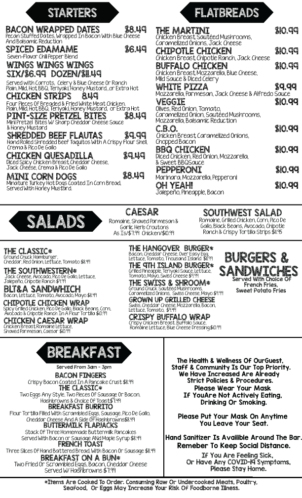 MENU | thepintlv