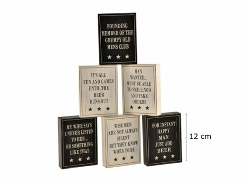 Grumpy Man Block | curiosity-swanage