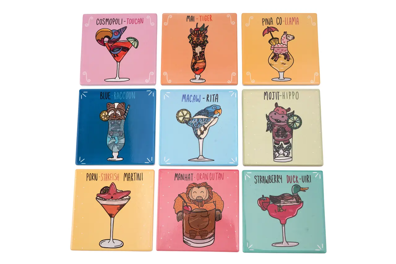 animal-cocktail-coaster