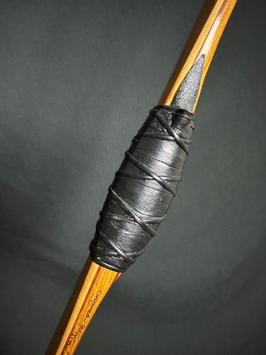 SP7261 John Strunk Osage Selfbow with bamboo backing 64" #57@28 ...