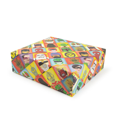 Heroes & Villains Gift Wrap Sheet | The Tokenhouse