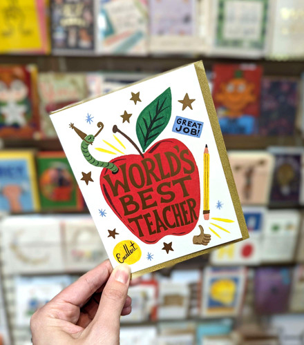 World's Best Teacher Card | The Tokenhouse
