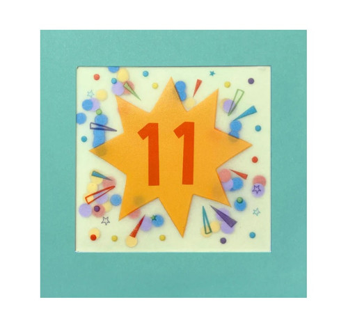 11th Birthday Confetti Card | The Tokenhouse