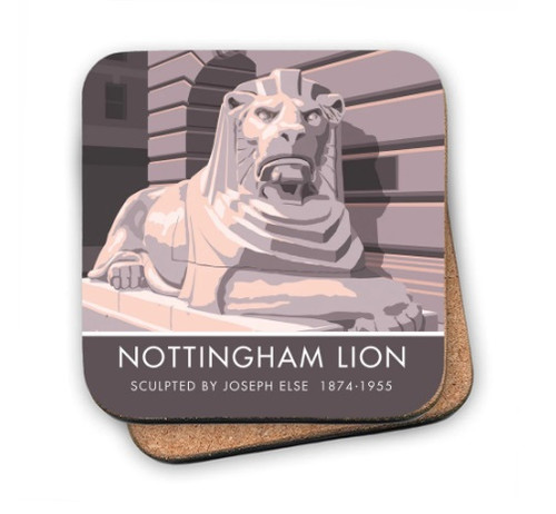 Nottingham Lion Coaster | The Tokenhouse