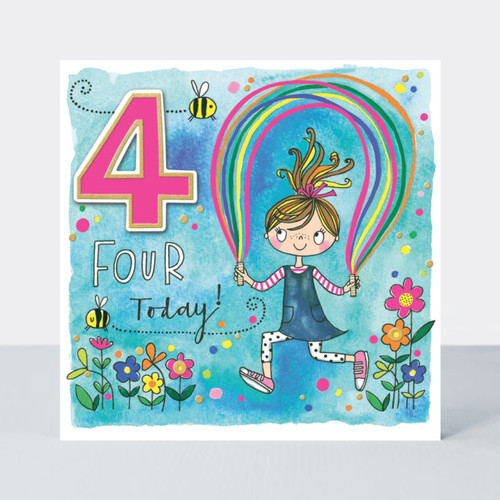 Four Today! Card | The Tokenhouse