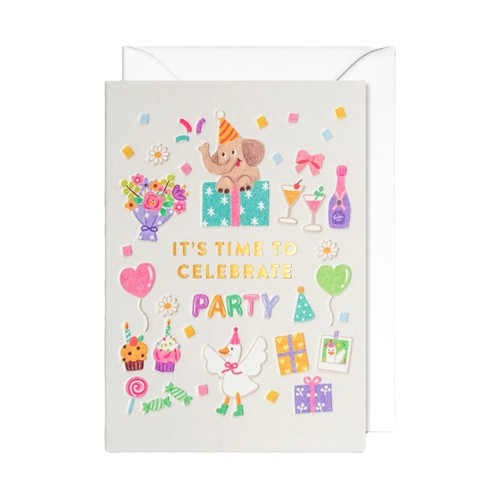 Time to Celebrate Birthday Card | The Tokenhouse