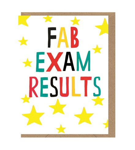 Fab Exam Results Card | The Tokenhouse