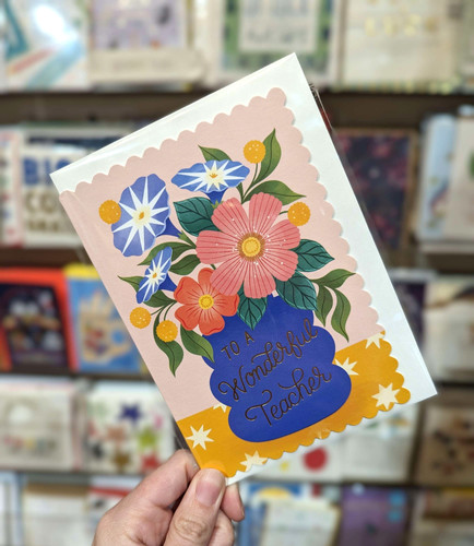 Wonderful Teacher Card | The Tokenhouse