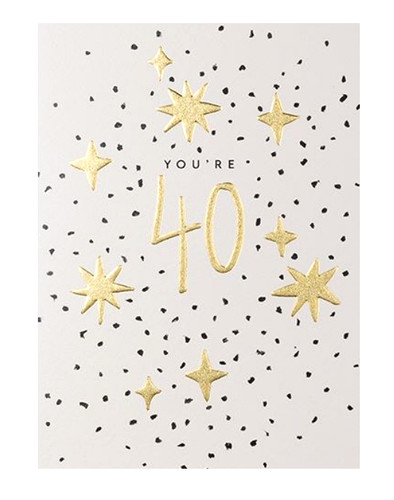 You're 40 Card | The Tokenhouse