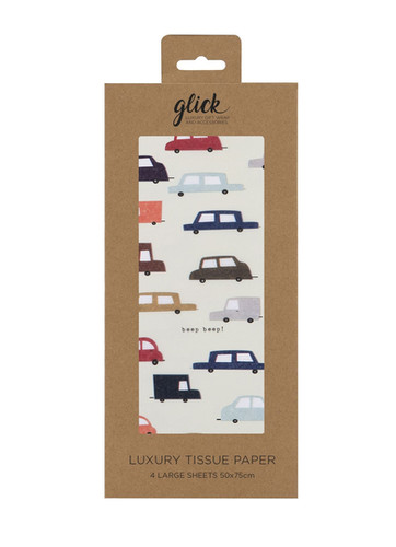 Quirky Cars Tissue Paper | The Tokenhouse