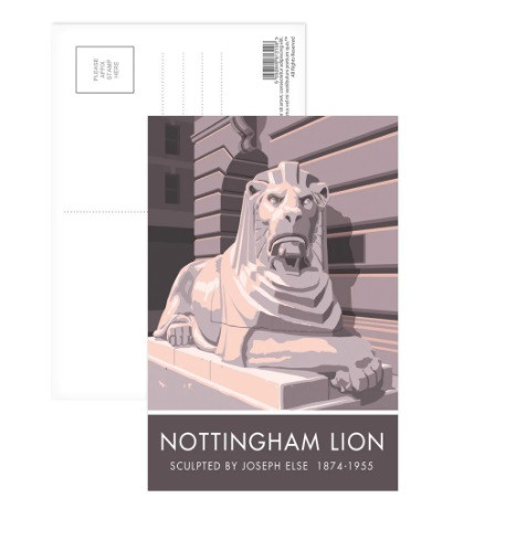 Nottingham Lion Postcard | The Tokenhouse