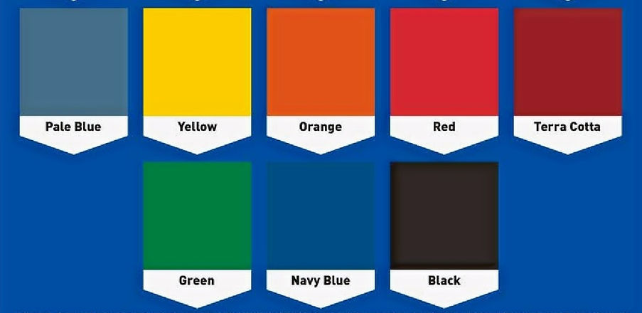 Epoxy Colour Chart | MAGM epoxy floors