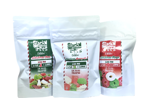 Stack’n Trees Gummy Jolly Fruits Edibles Medicated 100mg THC | SD Weed ...
