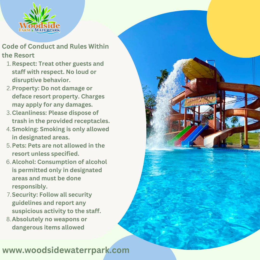 Woodside Farm and Water Park Code of Conduct