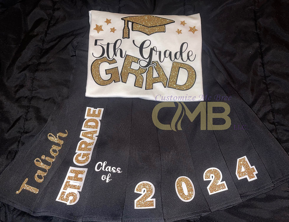 SHIRT & SKIRT ONLY 5th grade Grad outfit | Customize Me Bree