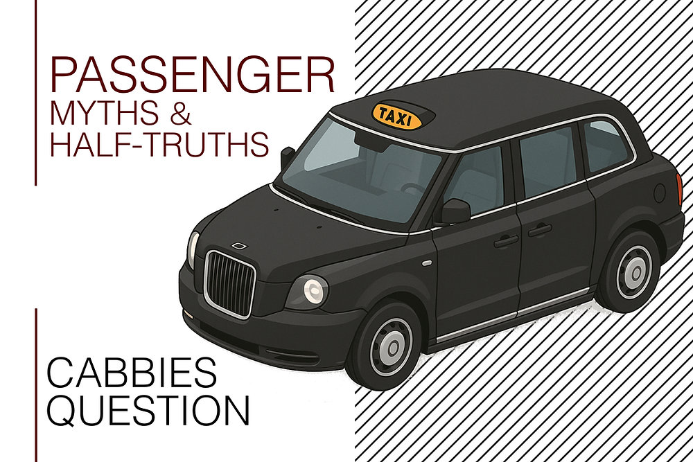 Taxi drivers share the most common passenger myths and half-truths