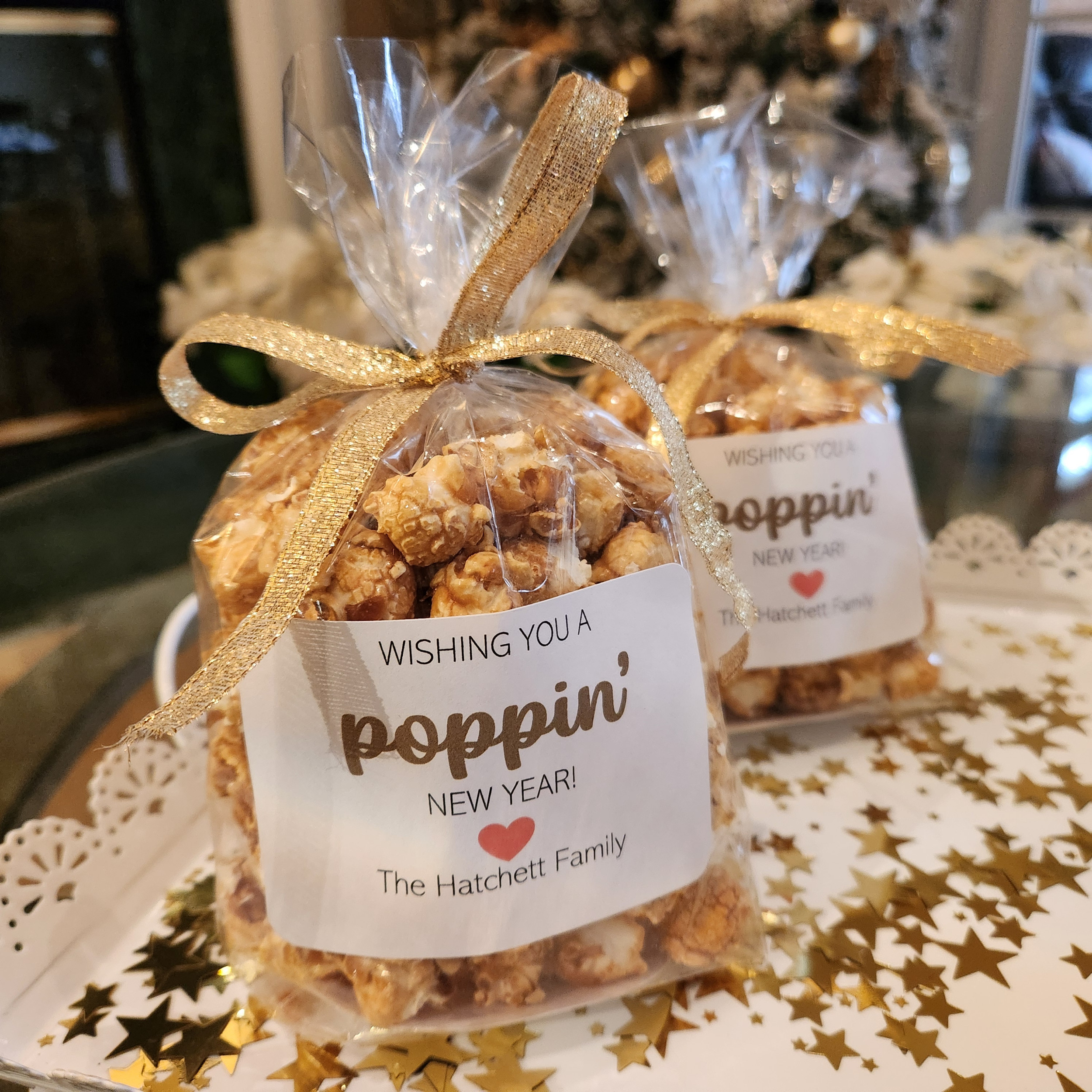 Simple New Years Eve "Poppin" Party Favor