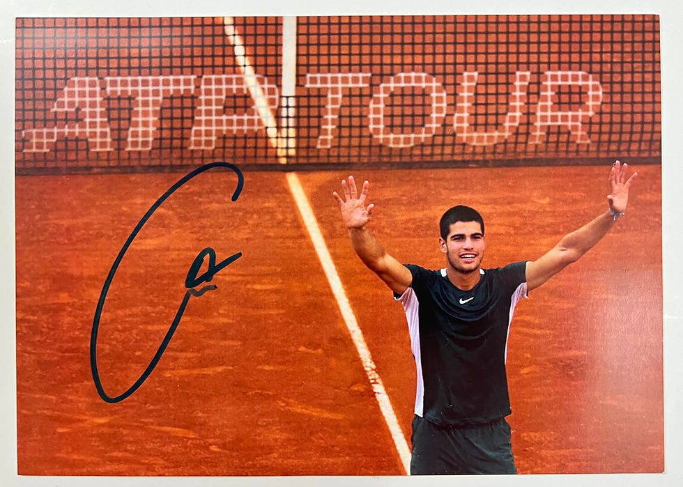Carlos Alcaraz Memorabilia, Autographed Collectibles